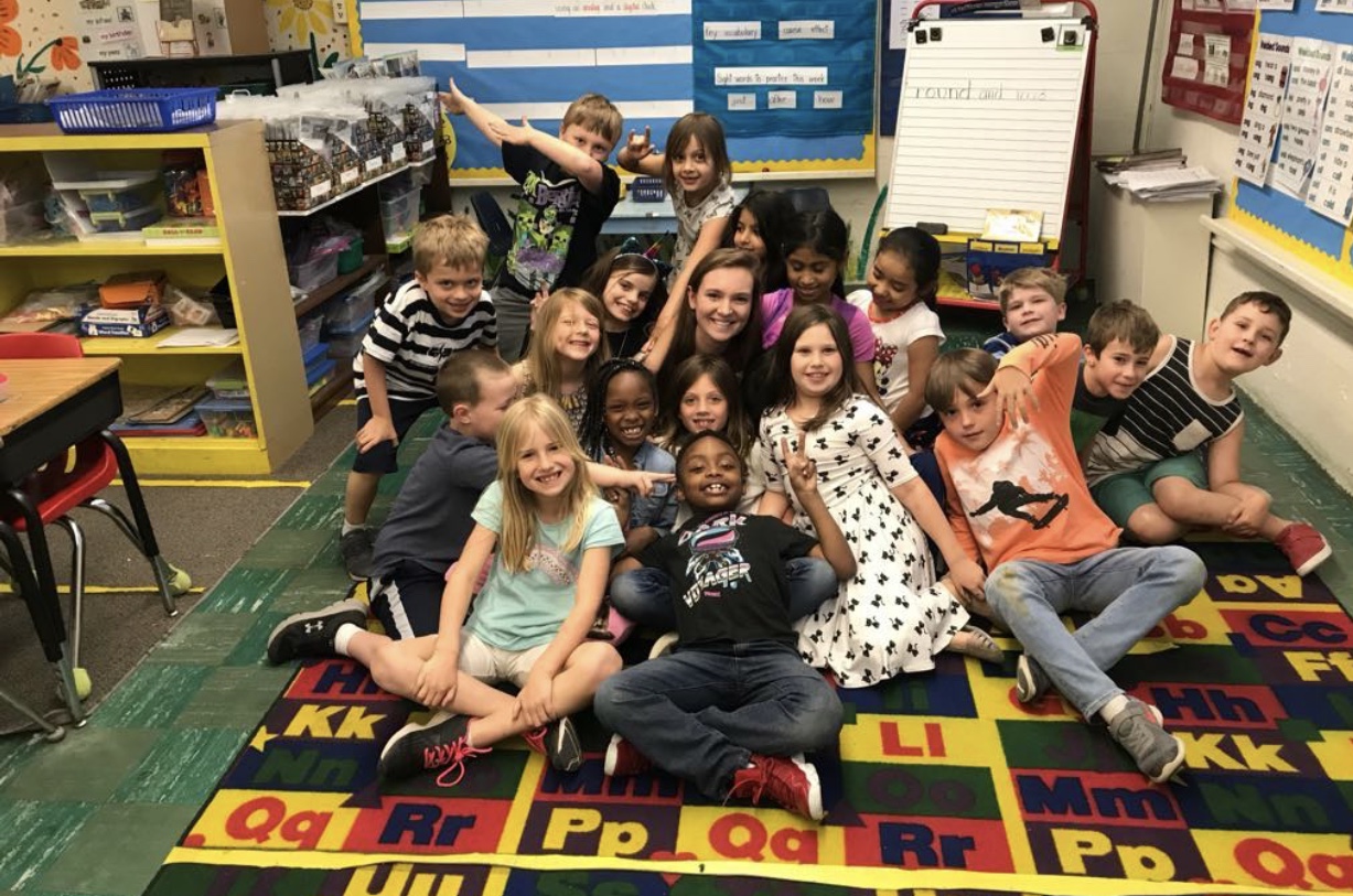 A photo of my 1st grade class that I taught ESL in my senior year of ...