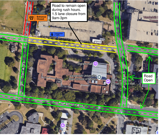 Temporary traffic pattern changes along Children’s Way starting Jan. 20 ...